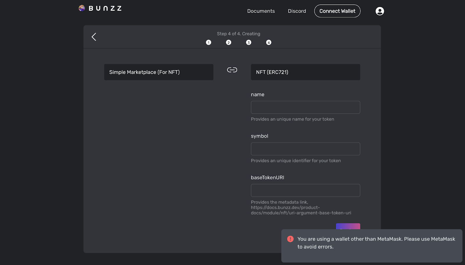 How to develop an NFT marketplace using Bunzz