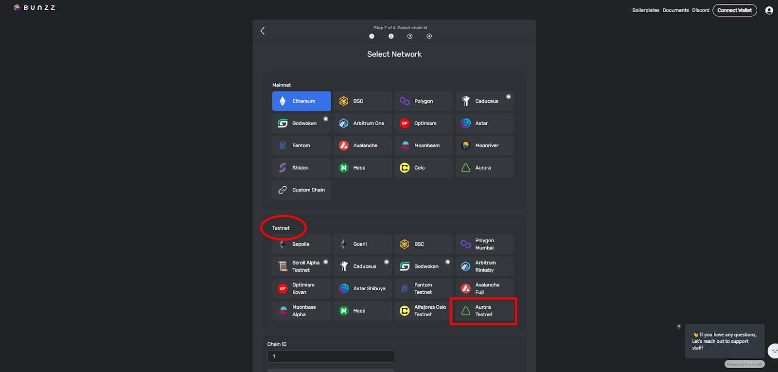 Build Any DApp on Aurora Network Using Bunzz